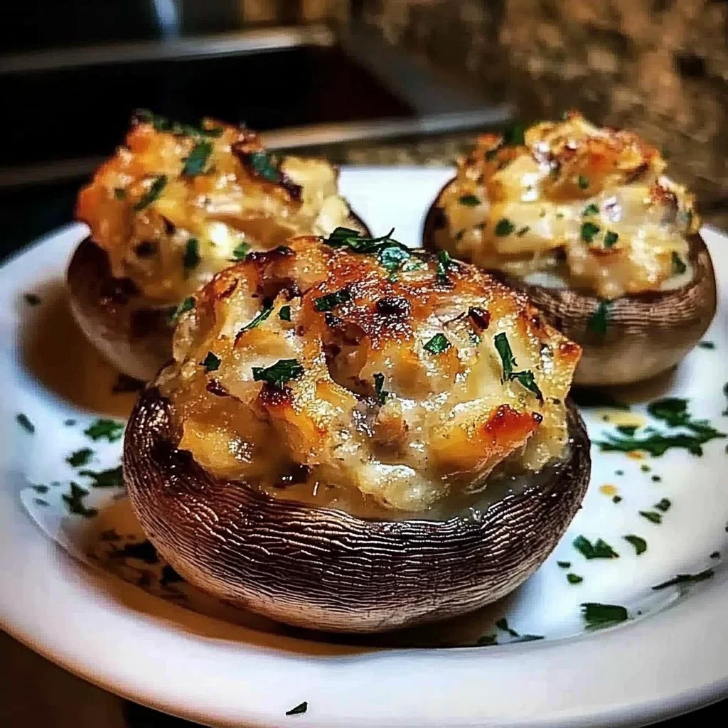 Easy Crab Stuffed Mushroom Recipe: Quick & Gourmet Appetizer