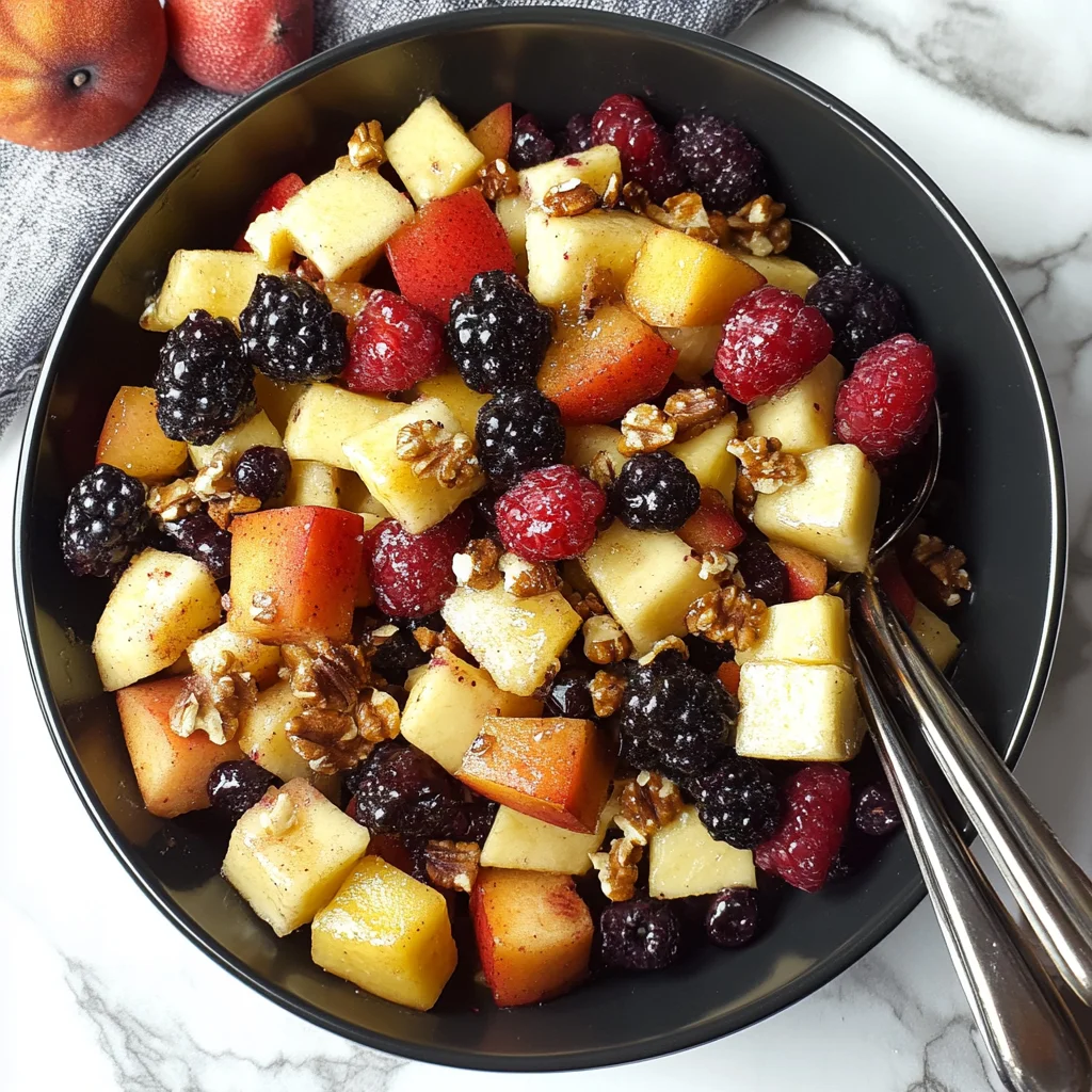 Maple-kissed Autumn Fruit Salad Recipe