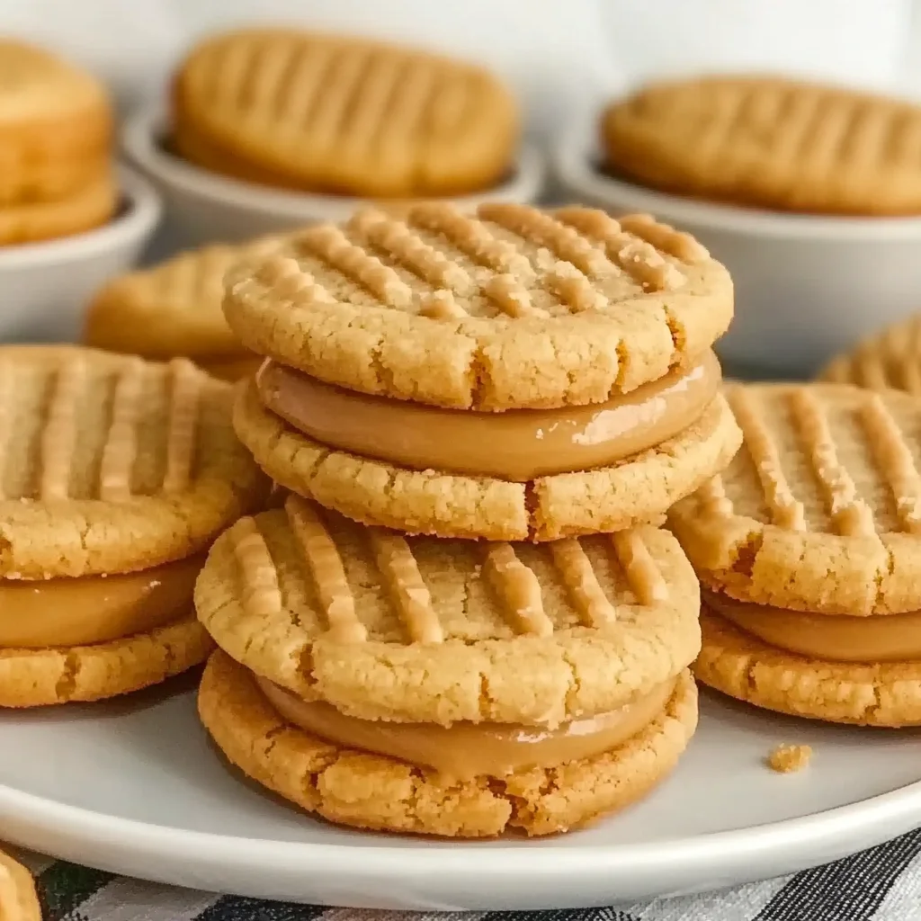 Easiest Homemade Copycat Peanut Butter Sandwich Cookies Recipe