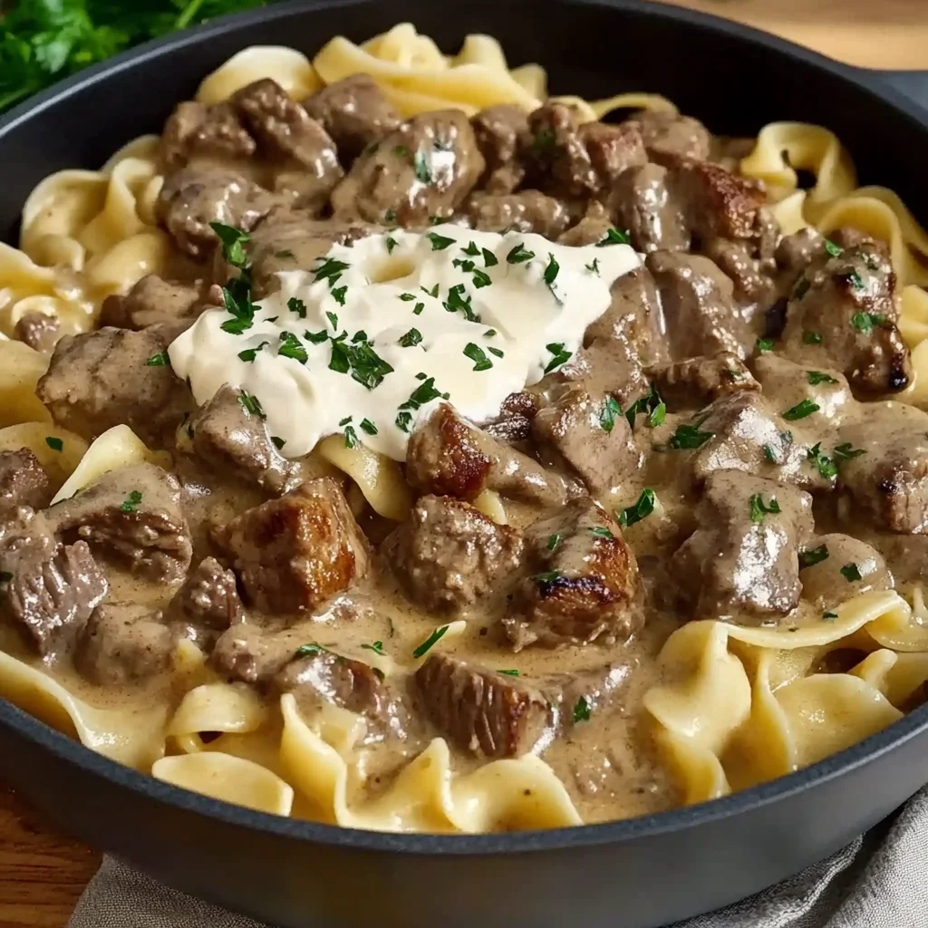 Quick Beef Stroganoff Recipe