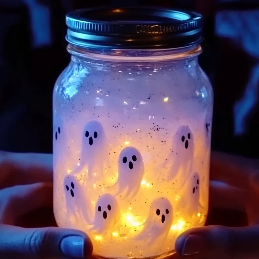 DIY Floating Ghost Sensory Jar: Spooky Fun & Calming Craft