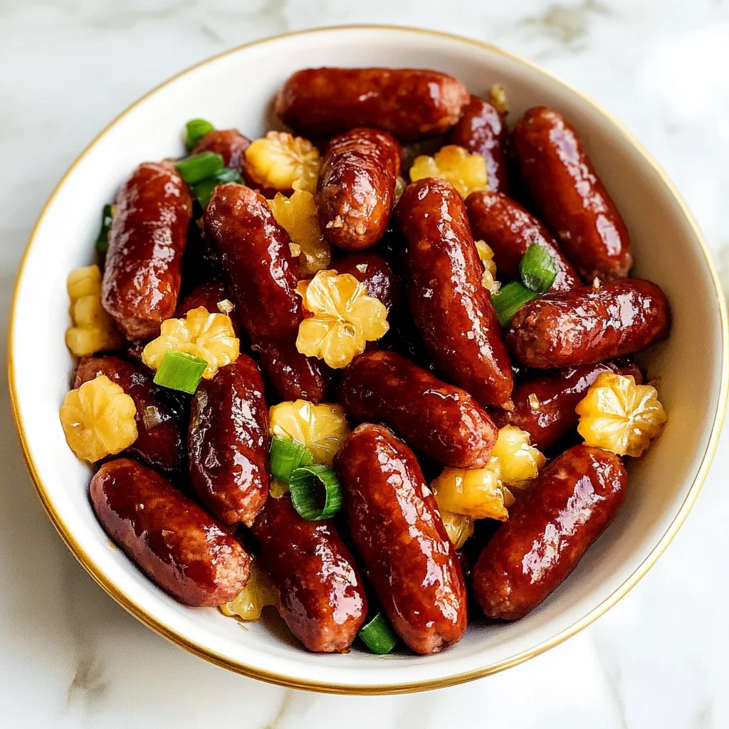 Slow Cooker Hawaiian Little Smokies Recipe